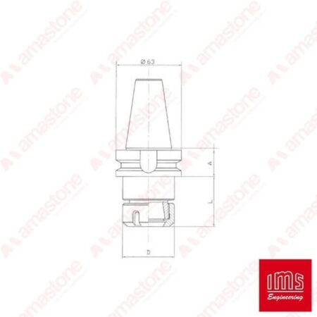 Coni ISO 40 per macchine CNC | amastone.it - Articoli per Marmisti