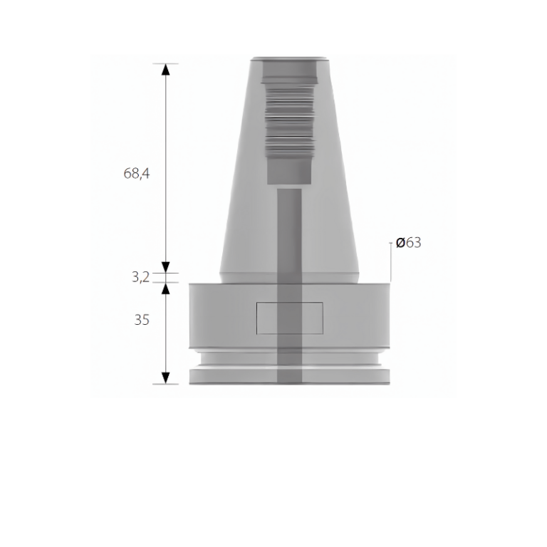 Coni ISO 40 per macchine CNC | amastone.it - Articoli per Marmisti