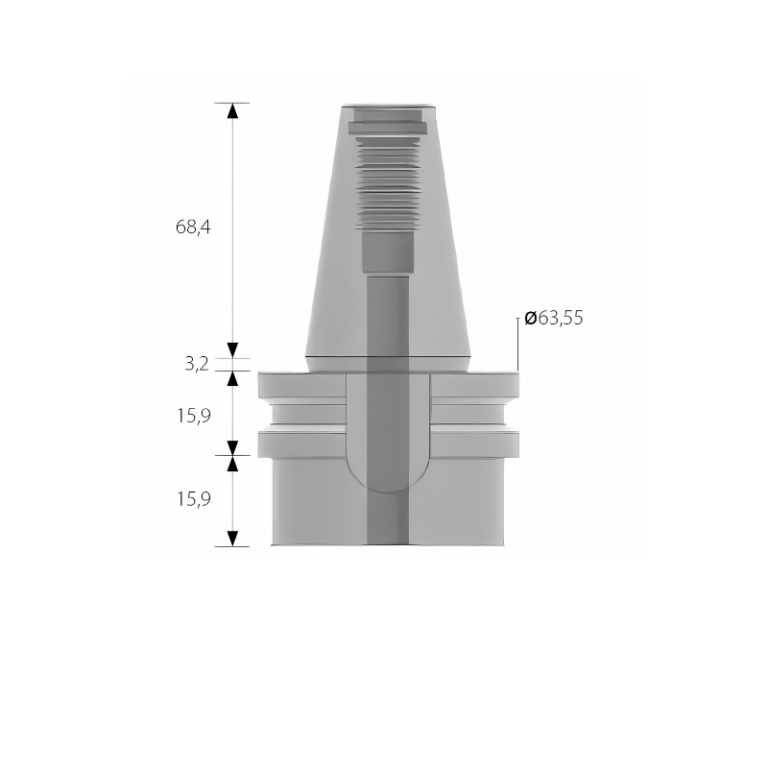 Coni ISO 40 per macchine CNC | amastone.it - Articoli per Marmisti